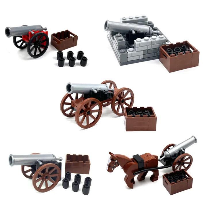 Military Cannon Toy Weapon Scene Assembly Small Particle Building ...
