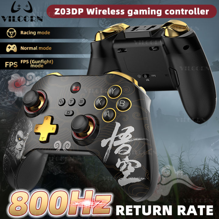 Z03DP Black Myth Wukong Gamepad 800Hz Wireless Dual Vibration Gaming Controller 6-Axis for ...