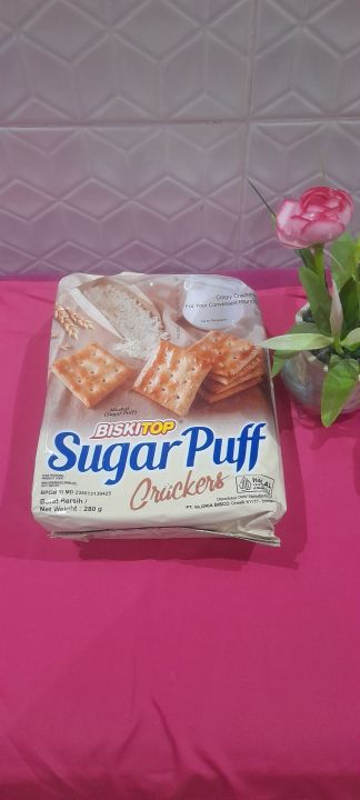 Biskitop sugar puff crackers | Lazada Indonesia