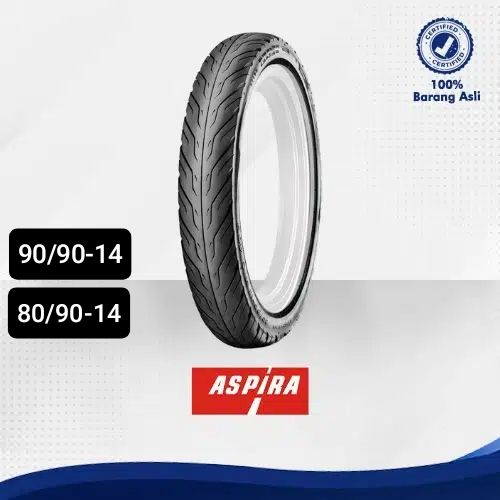 BAN MOTOR RING 14 NON TUBLES 80/90 90/90 RING 14 SPR38 ASPIRA Tubetype | Lazada Indonesia