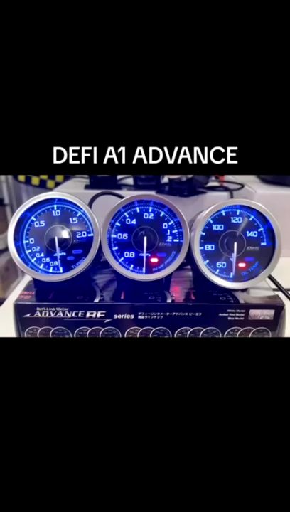 Defi Advance A1 Meter (RGB Colors)(60mm) OEM Gauge Water Oil Temp Turbo ...