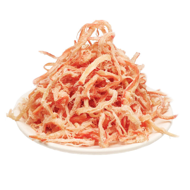 Spicy Original Flavor Hand-Torn Squid Strips 500g Bulk Pack Snacks ...