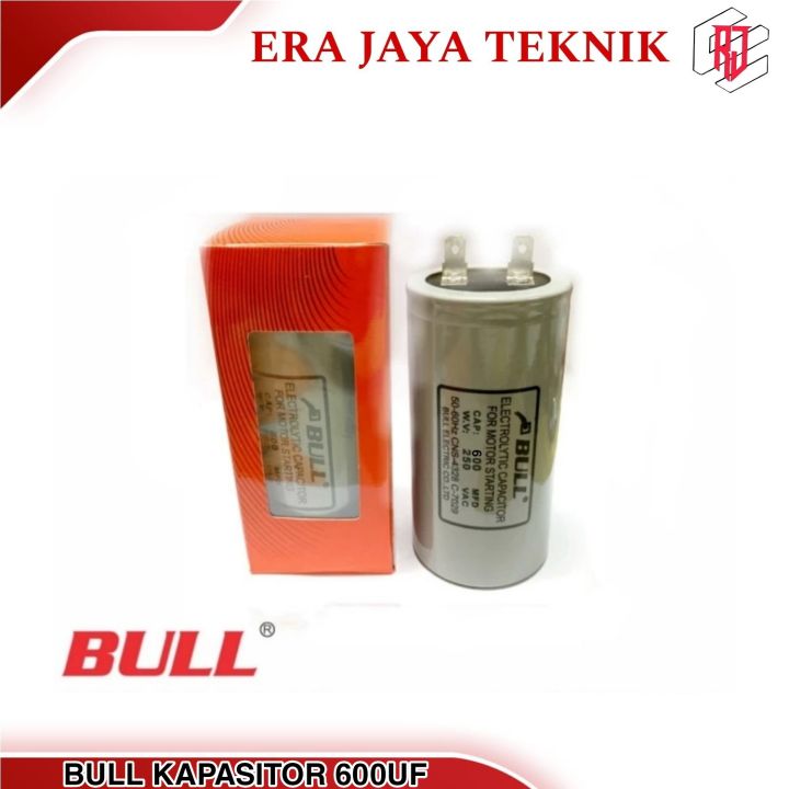 Kapasitor Capasitor motor Starting 600uf BULL | Lazada Indonesia