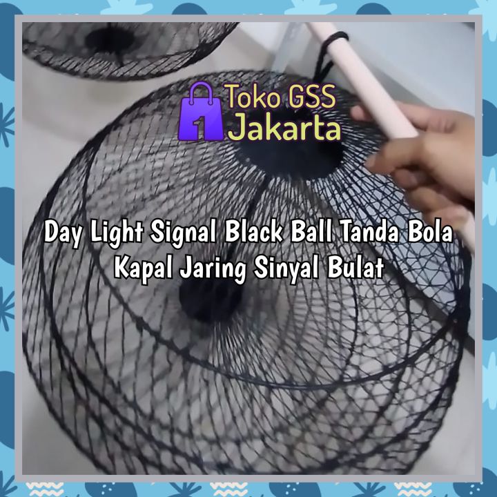 Day Light Signal Black Ball Tanda Bola Kapal Jaring Sinyal Bulat ...
