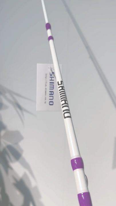 1.8/2.1M Shimano Purple White UL Fishing Rod High Resilience Imported ...