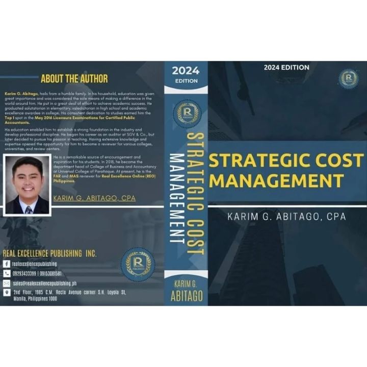 AUTHENTIC Strategic Cost Management 2024 Edition by Karim Abitago, CPA ...