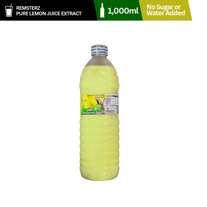 Remsterz Classic Lemon Juice – Pure Lemon Extract (1L / 500ml / 350ml ...