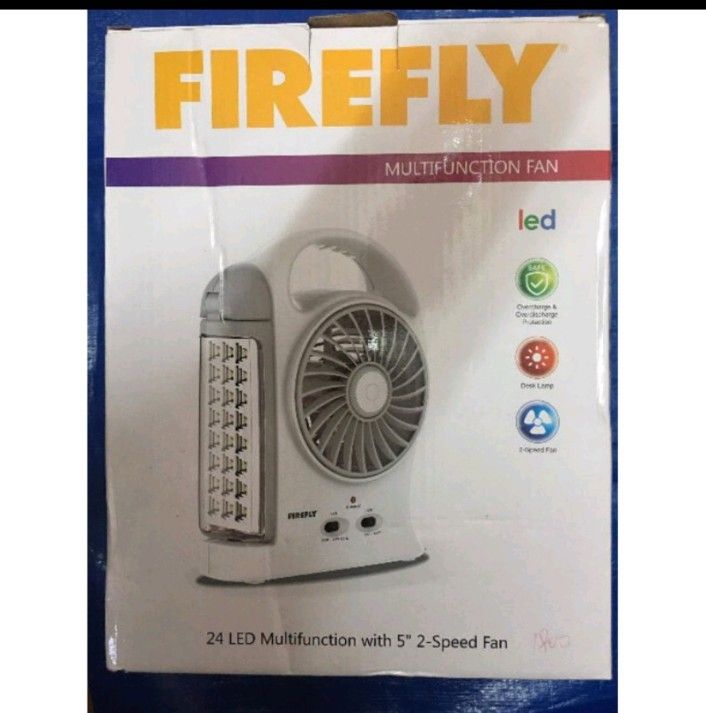 firefly 24 LED multi function with 5" 2 speed fan! | Lazada PH