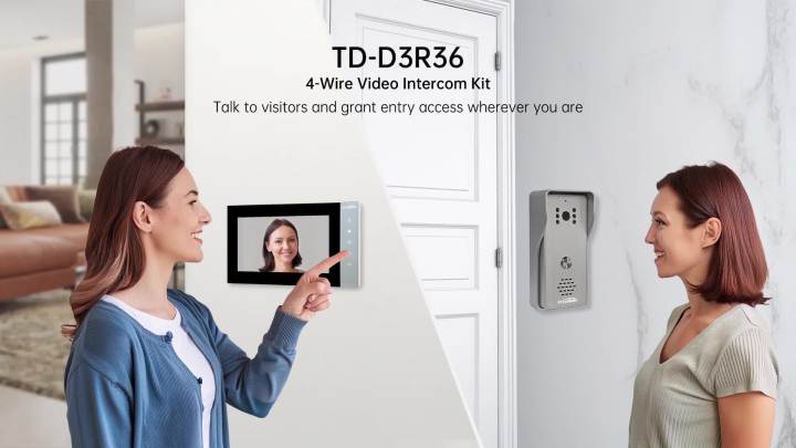 Tuya WiFi Video Intercom Set Surveillance Intercom System For Security ...