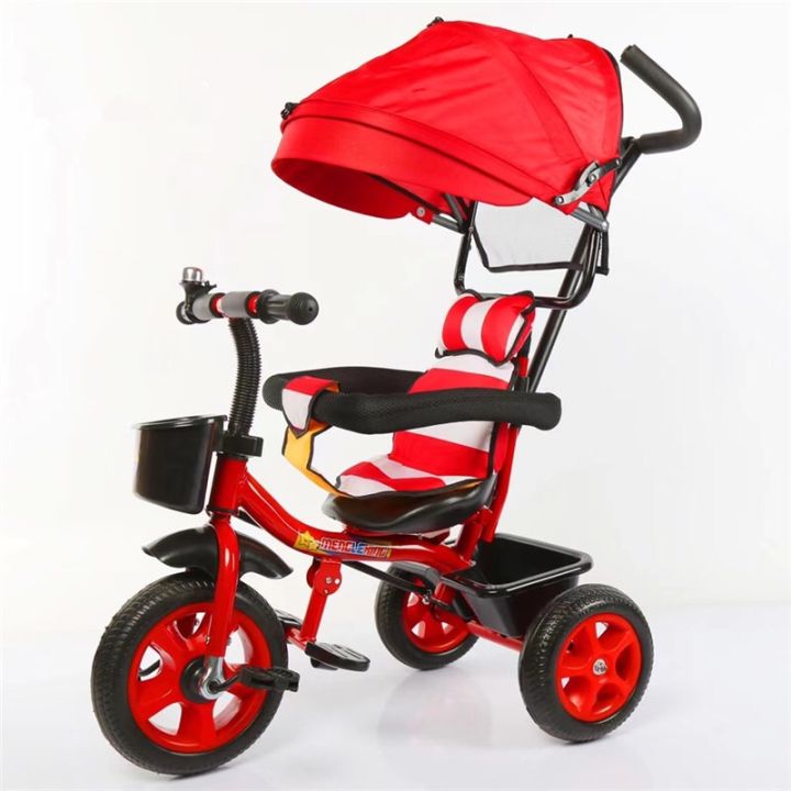 JHK Children's Trolley Baby Push Stroller Bike for Kid's Baby Ride on Tricycle Bike#618 | Lazada PH