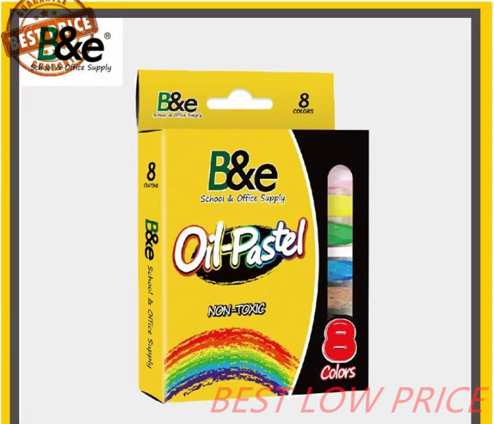 BTS🥇B&E Oil-Pastel 8 colors Oil Soft Pastel Children's Galley Drawing ...