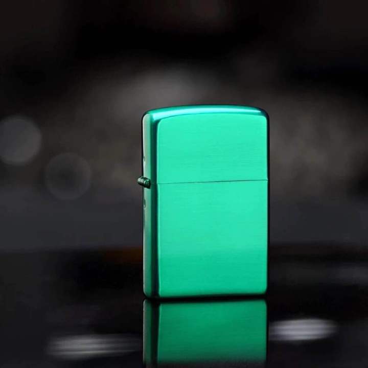 GREEN REFILLABLE KEROSENE FLUID LIGHTER FUJI ZIPPO Fluid Refill, Flint ...
