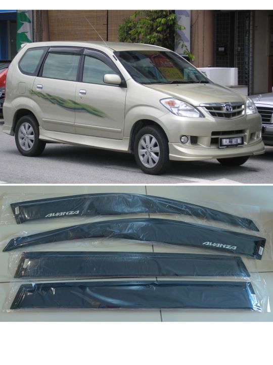 Toyota Avanza 2004-2012 oem original door visor small big window visor ...