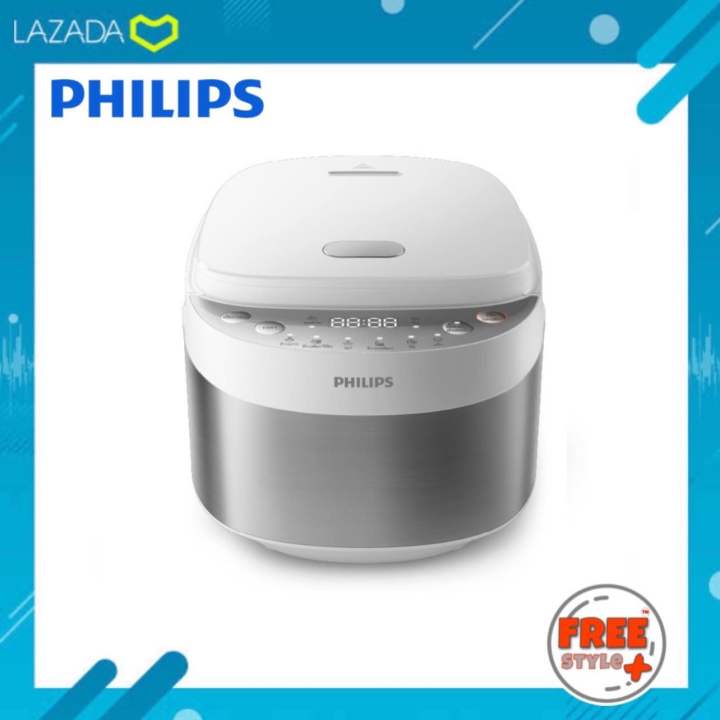 [ของแท้🔥รับประกันศูนย์ 2 ปี] Philips Digital Rice Cooker หม้อหุงข้าว AI ...