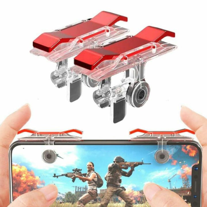 Ready Stock E9 Mobile Phone Gaming Trigger Pubg Aim Key Shooter Controller | Lazada