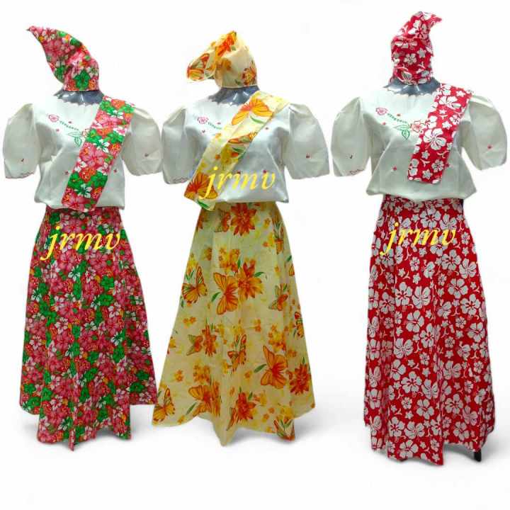 TERNO KIMONA AND PALDA WITH BANDANA AND ALAMPAY FOR LINGGO NG WIKA-(KIDZ & ADULT) | Lazada PH