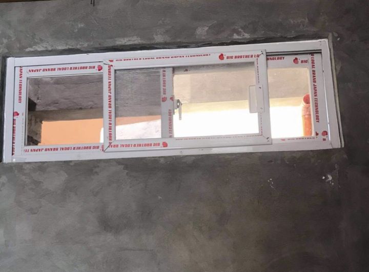 H-50cm x W-120cm aluminum sliding window with screen reflective glass ...