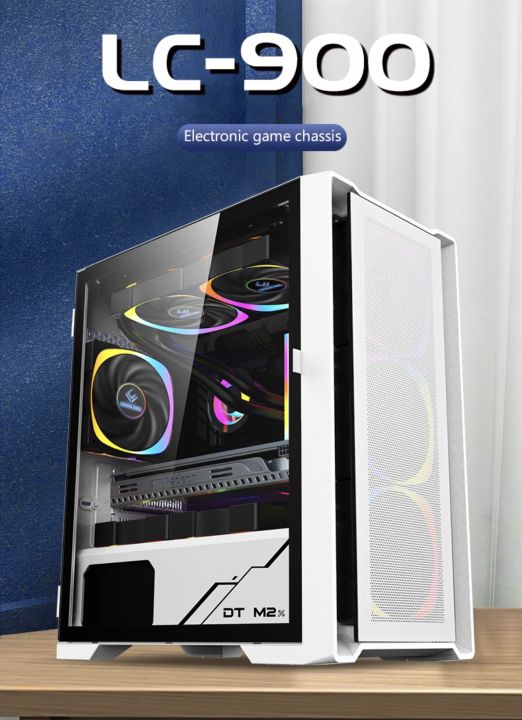 LC-900 Gaming Chassis Casing ATX PC Case HD USB 3.0 Tempered Glass | Lazada