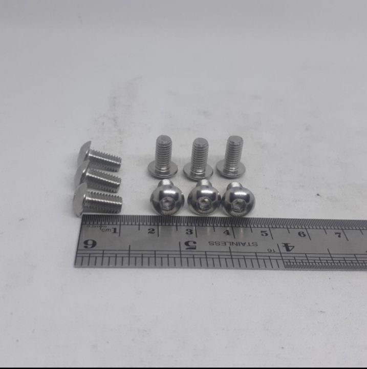 BAUT L BUTTON M5x10 STAINLES PANJANG 1CM KUNCI L3 / BAUT L MURAH ...