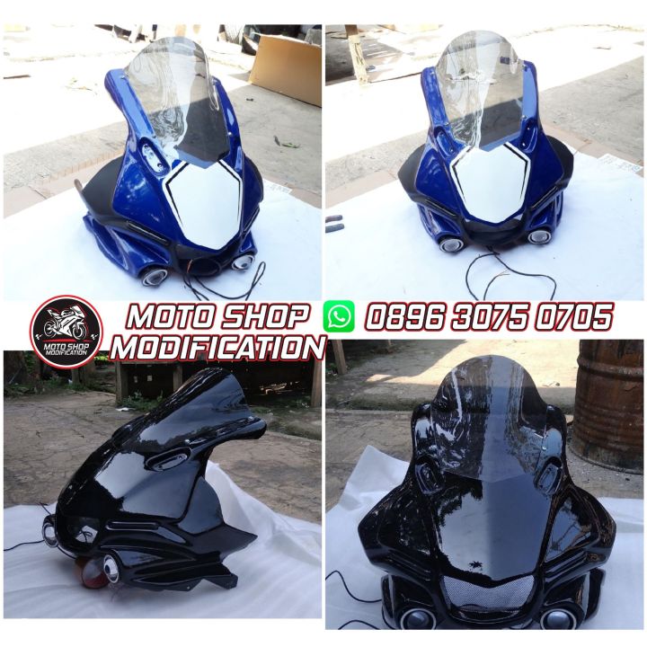 Headlamp R1+ Lampu + Lis Lampu PNP Yamaha R15 OLD V1 V2 2014-2016 ...
