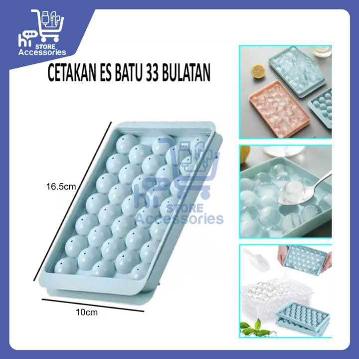 CETAKAN ES BATU BULAT 33 SEKAT / ALAT PENCETAK PUDDING HOMEMADE ...