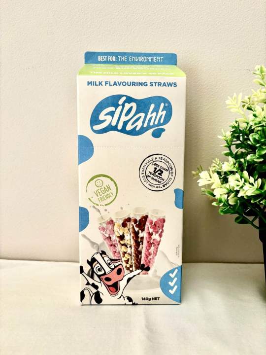 Sipahh Milk Flavouring Straws 40 straws/ pk | Lazada