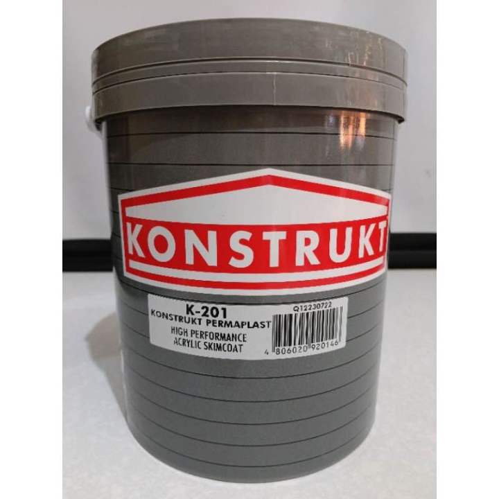 BOYSEN KONSTRUKT K-201 High Performance Acrylic Skimkote Permaplast 4 L ...