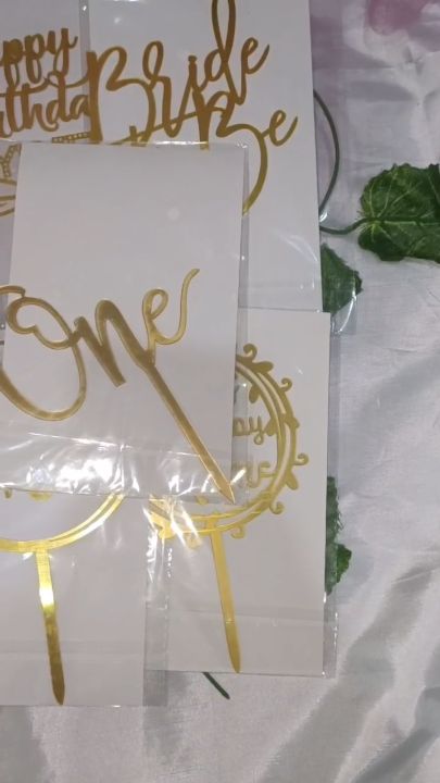 Toper cake aniversary topper hiasan kue bolu Bride To be anniversary ...