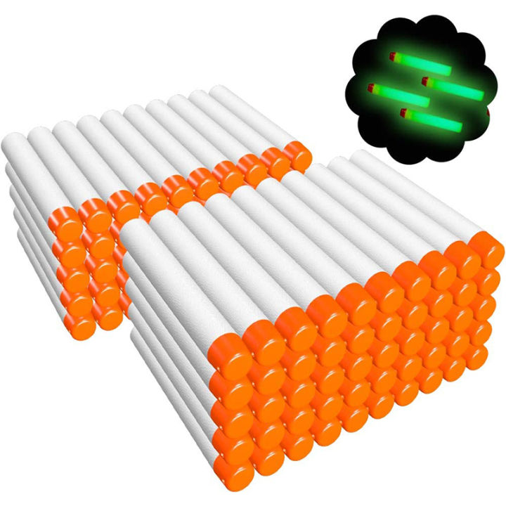 ลูกดอกเติม 100 ชิ้นสําหรับ Nerf N-Strike Elite Modulus Glow At Dark ...