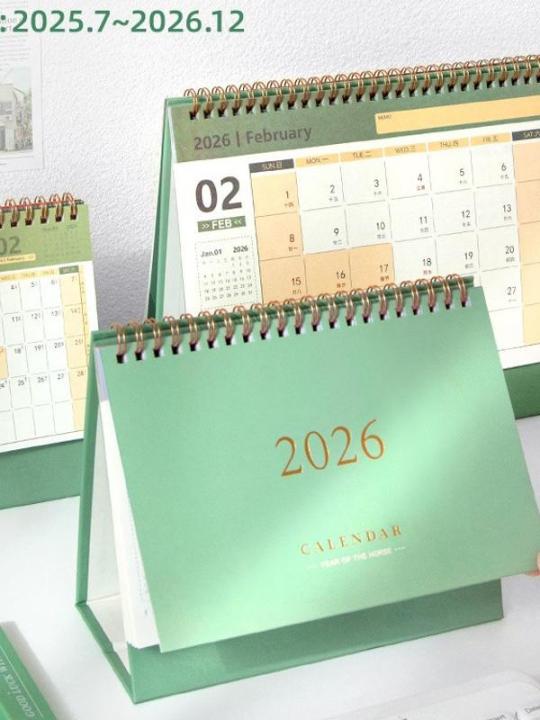 Minimalist Yet Elegant 2025 New Mini Desktop Calendar 2026 Yearly ...