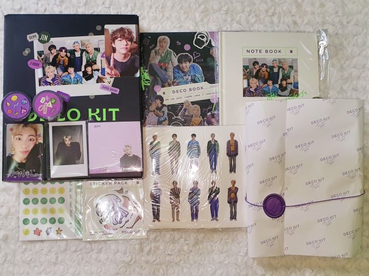 BTS Deco Kit 2022 Unsealed Official with V Taehyung Pc Photocard Poca ...