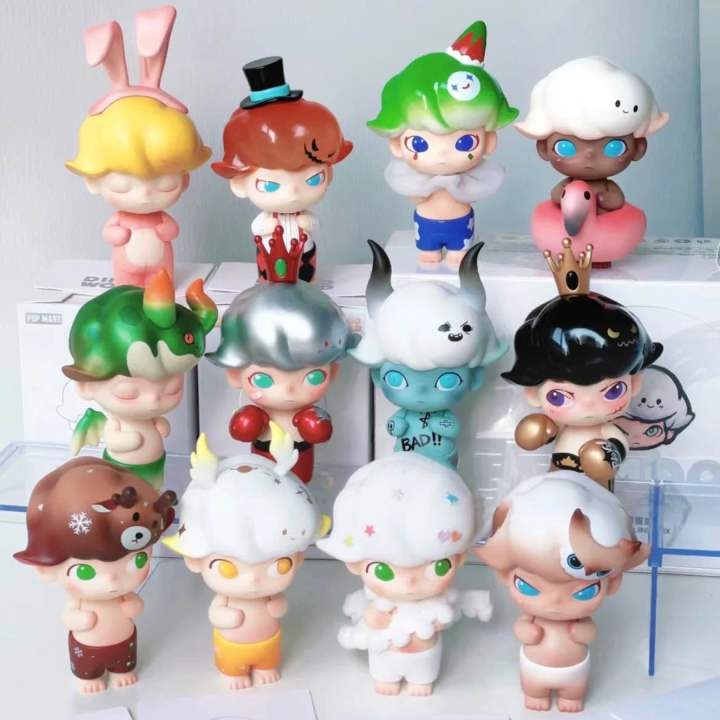 DIMOO : Retro series แบบยกบ็อกจาก ไม่แกะซีล จาก popmart | Lazada.co.th