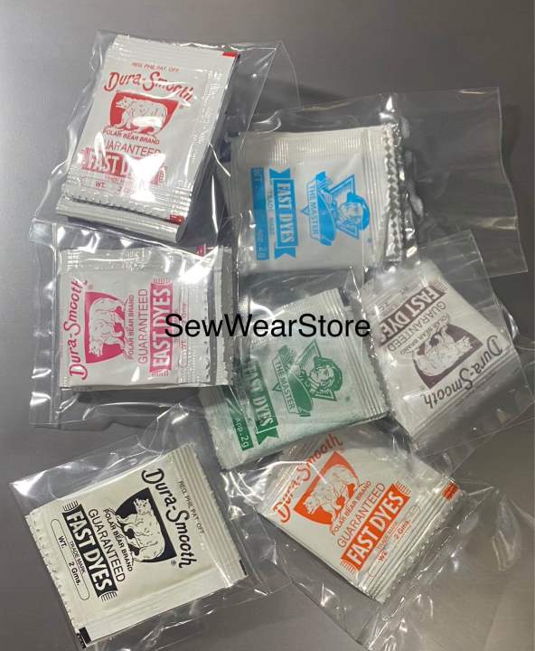 5sachet | Dura Dye Dura Smooth Fast Dyes | The Master | jobus | Fabric ...
