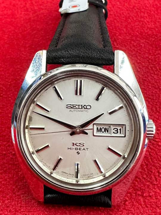 Seiko KS HI-BEAT 28800รอบ/ชั่วโมง King seiko 25 jewels Automatic ฝาหลังเหรียญทอง ตัวเรือนสแตนเลส ...