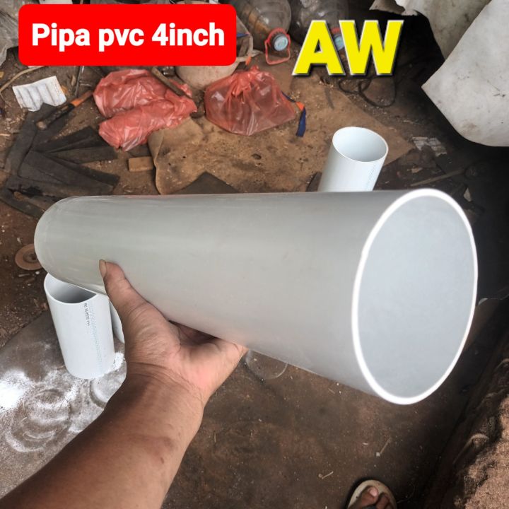 Pipa pvc 4inch AW panjang 50cm | Lazada Indonesia