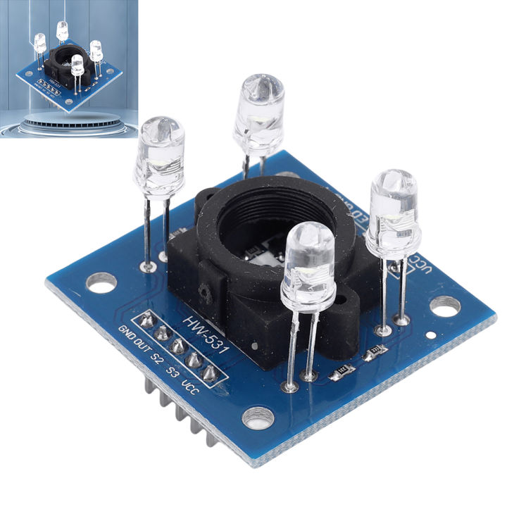 Gy 31 Tcs230 Color Recognition Sensor Module Dc3 5v Color Recognition Sensor Detector Module For