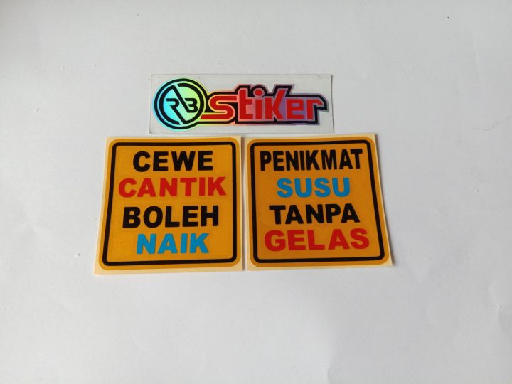 Stiker motor lucu unik sticker cutting murah | Lazada Indonesia