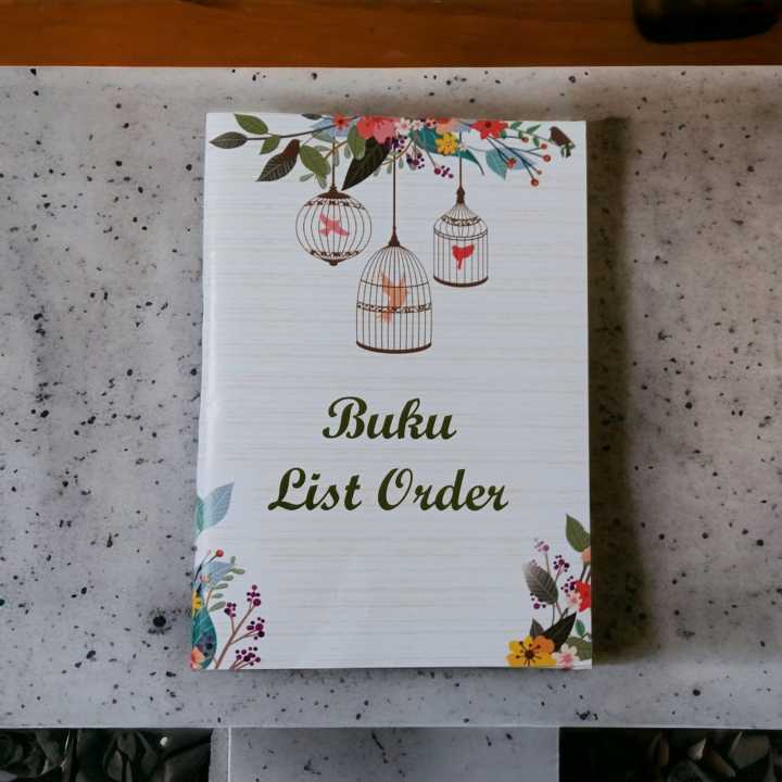 BUKU OLSHOP LIST ORDER / BUKU LIST ORDER MURAH /BUKU LIST ORDER ...
