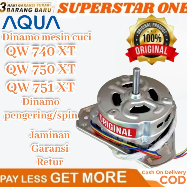 Dinamo/motor mesin cuci AQUA QW-740 XT/QW-750 XT/QW-751 XT DINAMO PENGERING/SPIN | Lazada Indonesia