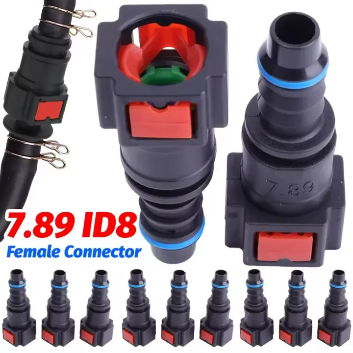 4PCS Car Quick Release Connector Rubber Fuel Line Hose Coupler 7.89 ID8 ...