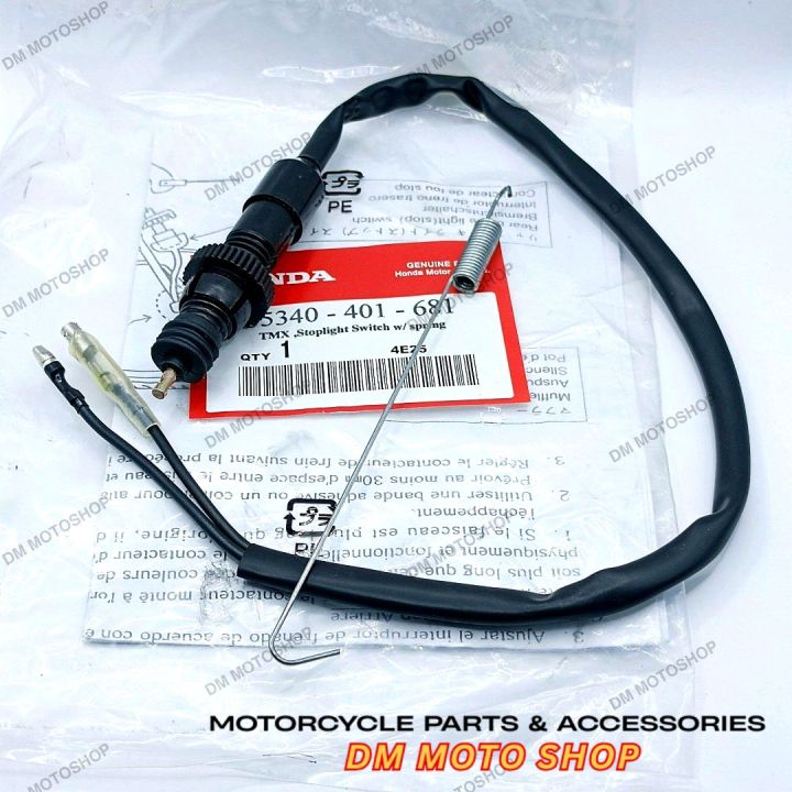 Brake Switch CALOER Upgraded Motorcycle Rear Brake Stop Light Switch ...