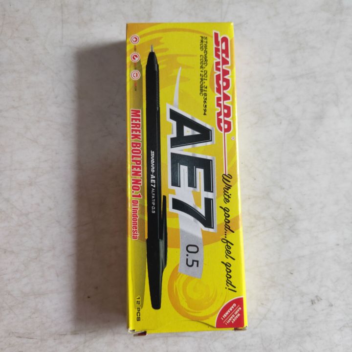 Pulpen Standard Ae-7 (hitam/biru/merah) | Lazada Indonesia