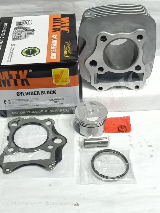 MTK CYLINDER BLOCK FOR SMASH 115 STD, 57MM | Lazada PH