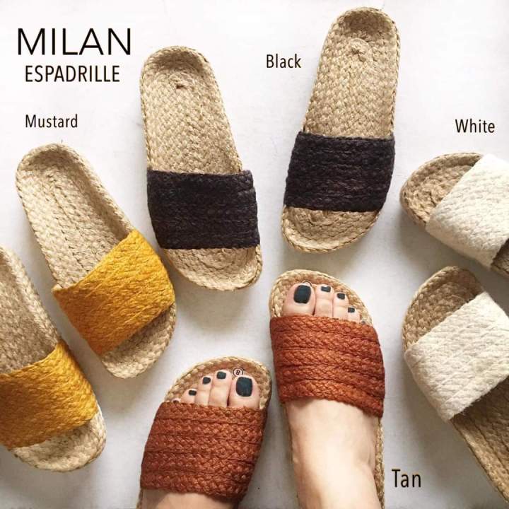 Liliw Made Milan Espadrille Abaca Slipper For Women | Lazada PH