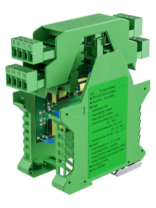 RS485 4-20mA 0-10V Signal Isolator 4-20mA to 0-10V 0-5V RS485 1 In 2 Out 4-20mA 0-10V 0-5V ...