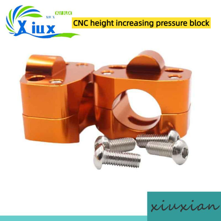 Handlebar Fat Bar Risers Mount Clamp Adapter 7/8 - 1 1/8 Universal ...