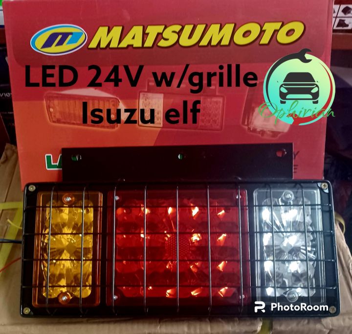 Tail Light Assembly for Isuzu ELF NKR LED 24V W/grille (price is for ...