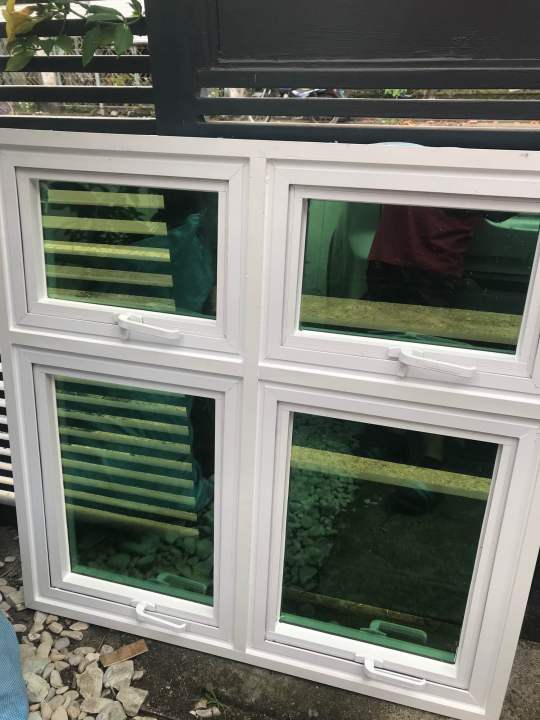 100 x 100 awning 4 panel window | Lazada PH