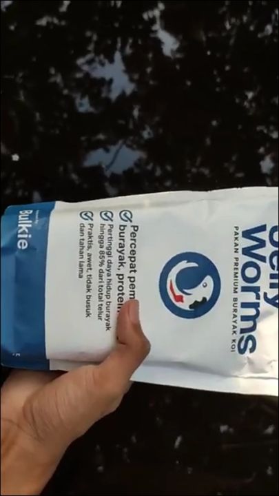 Pelet Burayak PREMIUM Untuk Larva Nener 500gr Pengganti Cacing Sutra ...