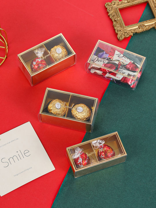 Golden Ferrero 2 Tablets Chocolate Window Plastic Box Full Moon Full ...